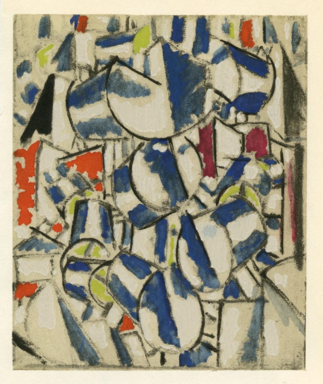 (after) Fernand Léger - "Contraste de formes" pochoir en venta en 1stDibs