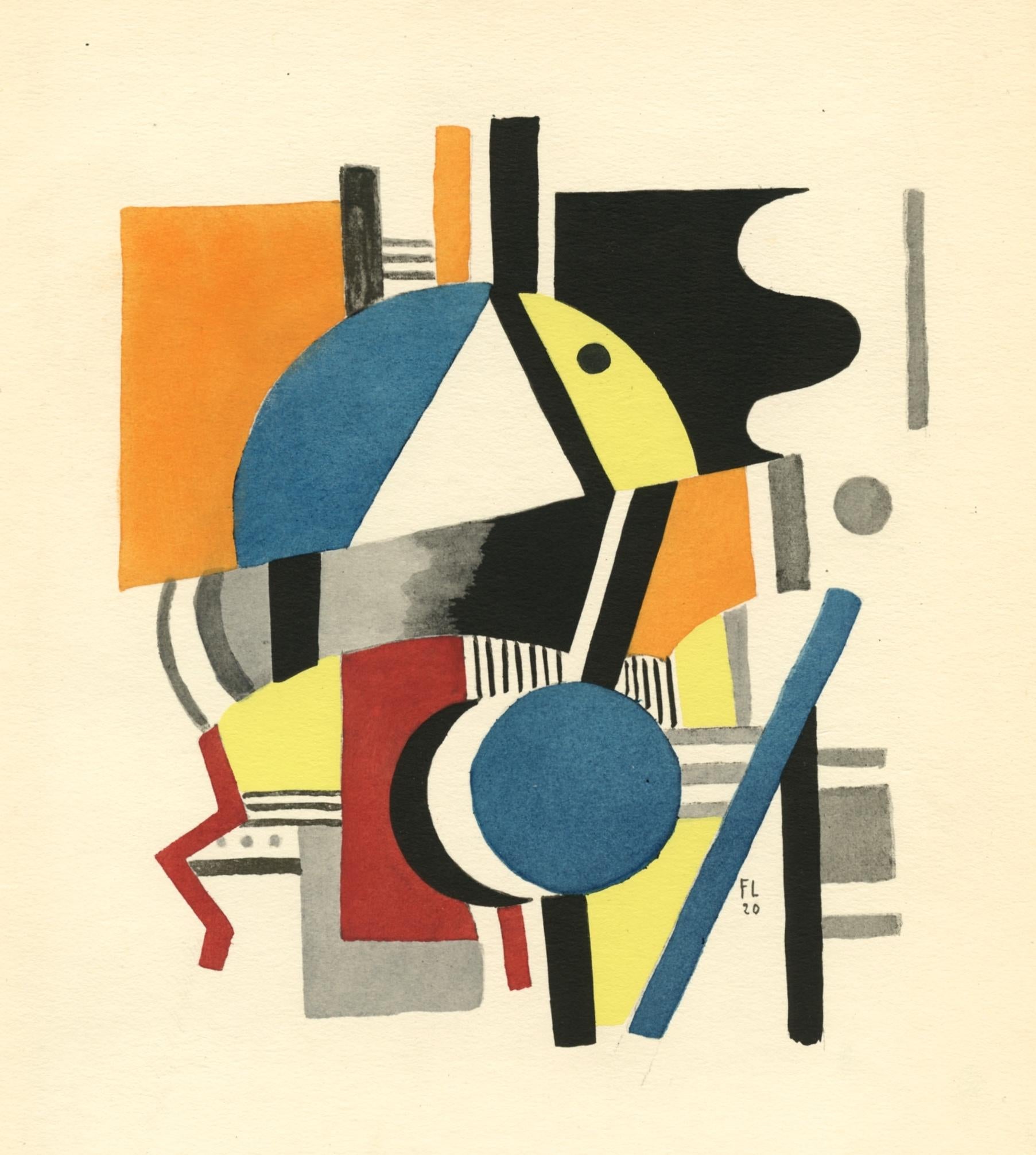 (after) Fernand Léger - pochoir For Sale at 1stDibs