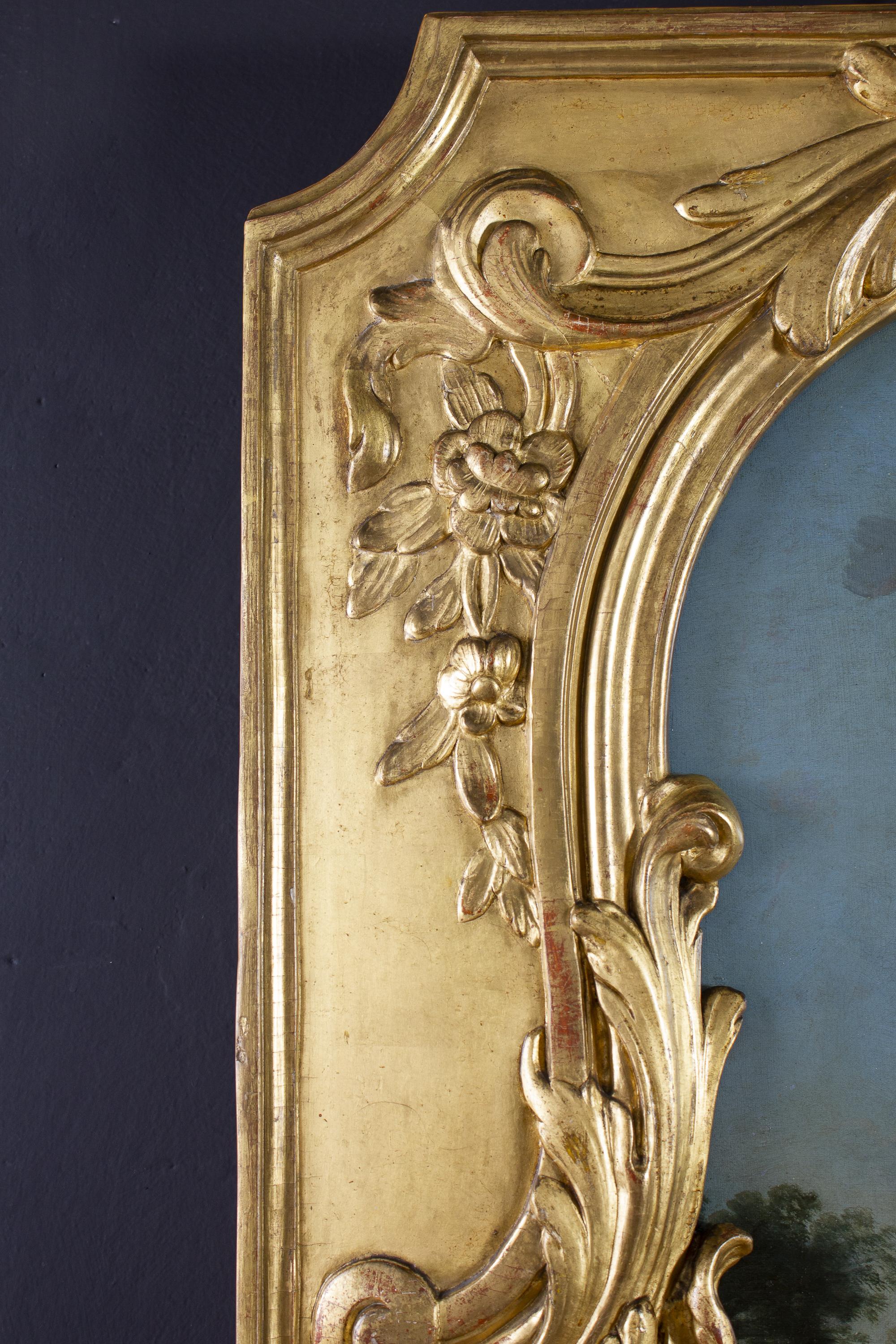 Pair of Large 18' Century French Oil Paintings after Francois Boucher ...