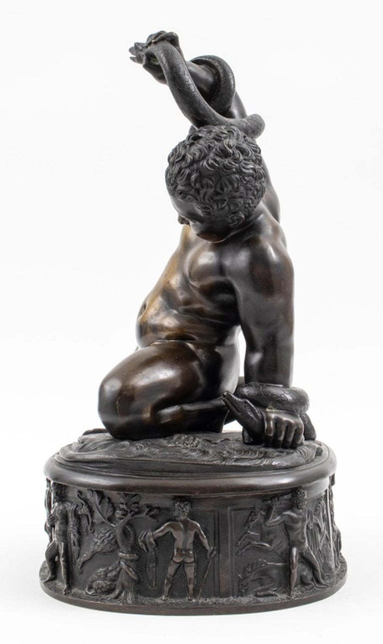 After G. Della Porta Infant Hercules Bronze Statue For Sale at 1stDibs