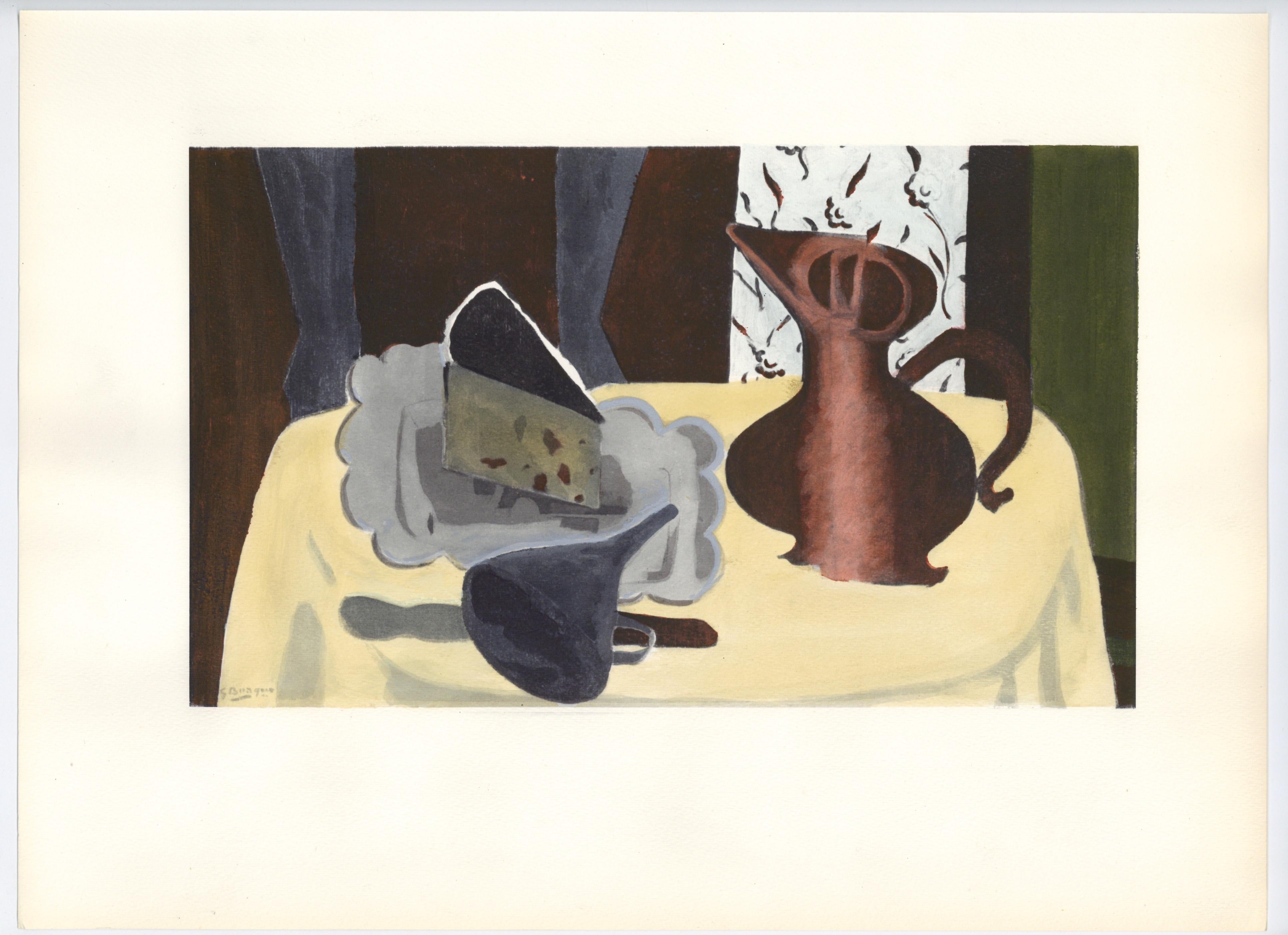 (after) Georges Braque - "Nature morte avec entonnoir" pochoir For Sale at 1stDibs | georges ...