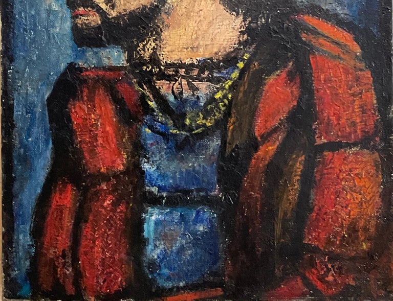„Nach“ Georges Rouault „Le Vieux Roi oder der alte König“, Öl auf ...