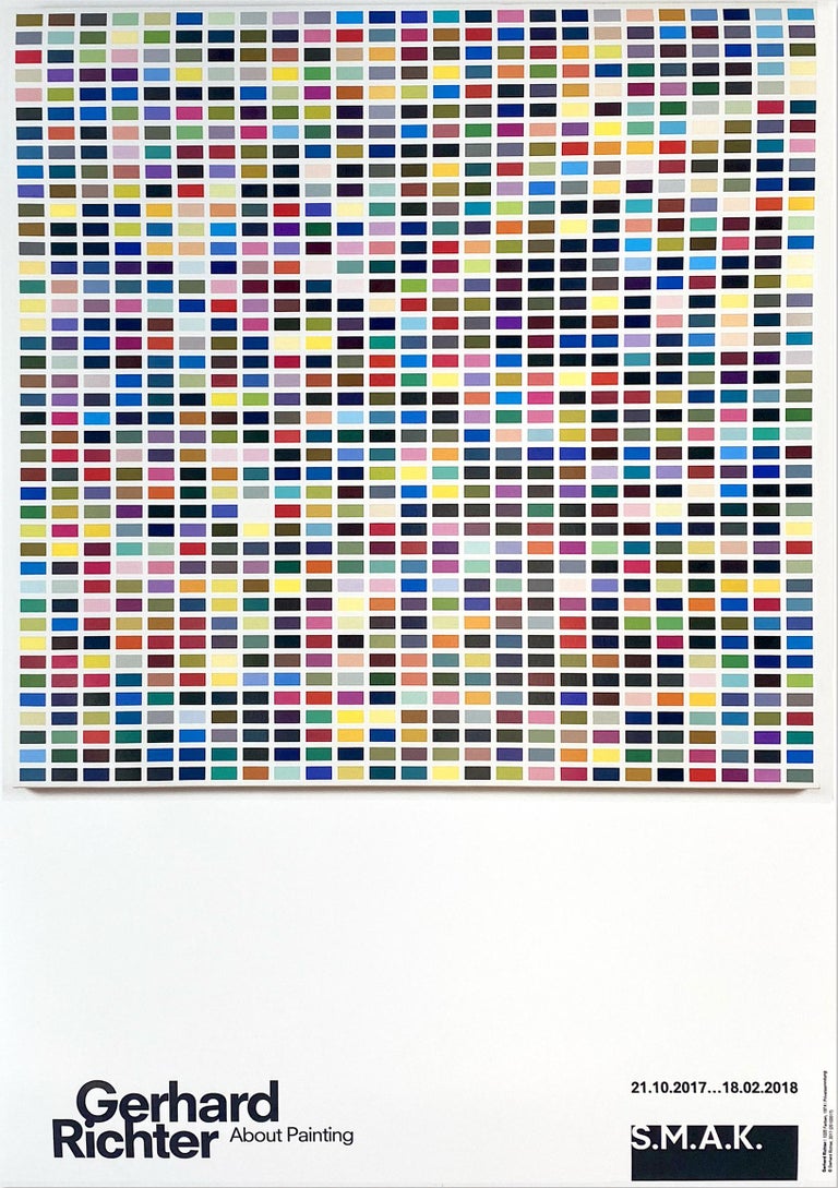 Gerhard Richter, S.M.A.K. Gent (1025 Farben), 2017 Exhibition Poster ...