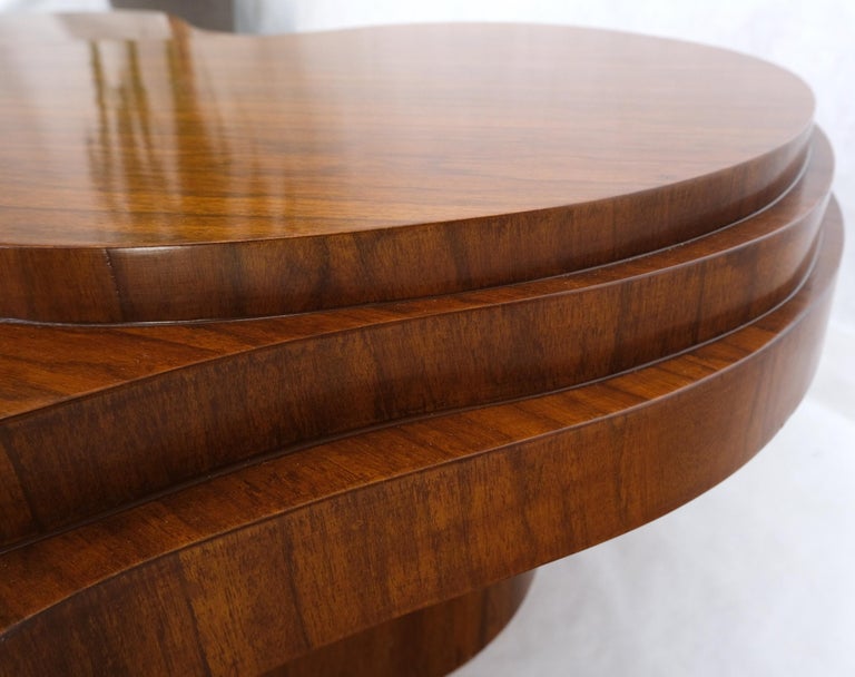 Organic Ameba Shape Molded Plywood Multi Layer Mesa Coffee Table For ...