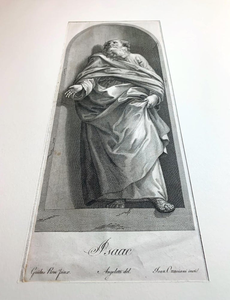 18th C. Engraving "ISAAC" After Guido Reni by Carlo and Giovanni ...