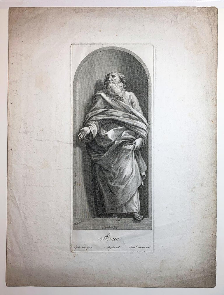 18th C. Engraving "ISAAC" After Guido Reni by Carlo and Giovanni ...