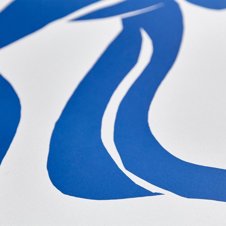 After Henri Matisse Cut Out Blue Lithograph La Cheveulure at 1stDibs