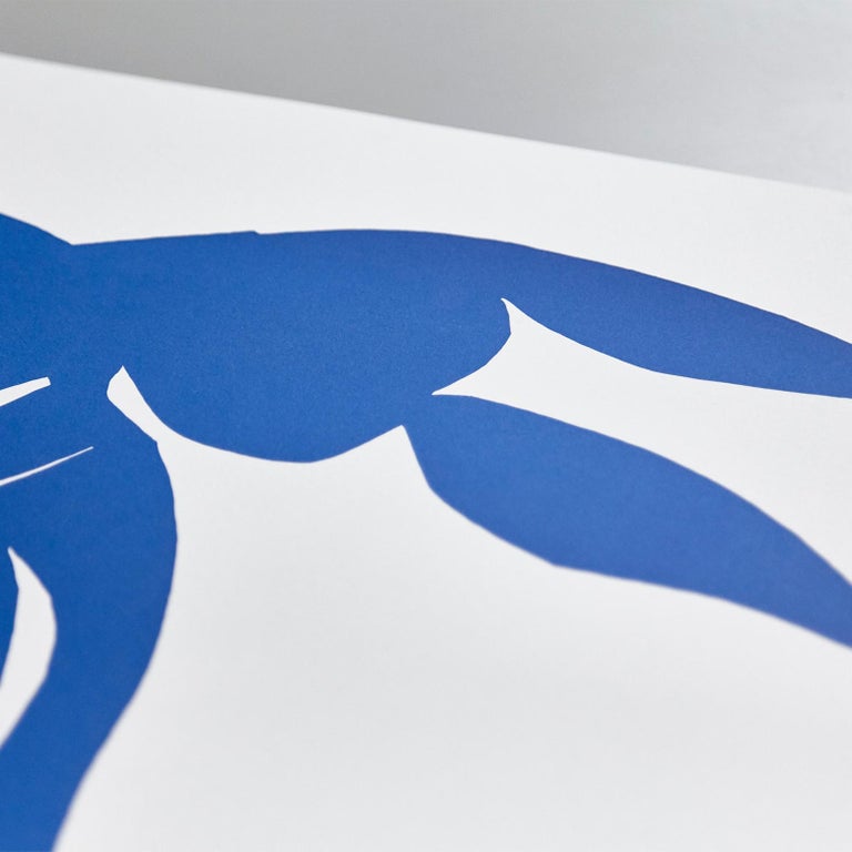 After Henri Matisse Cut Out Blue Lithograph La Cheveulure at 1stDibs