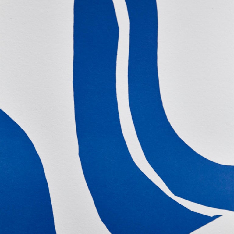 After Henri Matisse Cut Out Blue Lithograph La Cheveulure at 1stDibs