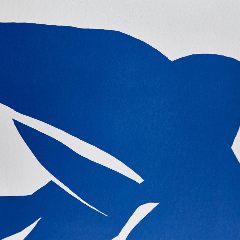 After Henri Matisse Cut Out Blue Lithograph La Cheveulure at 1stDibs