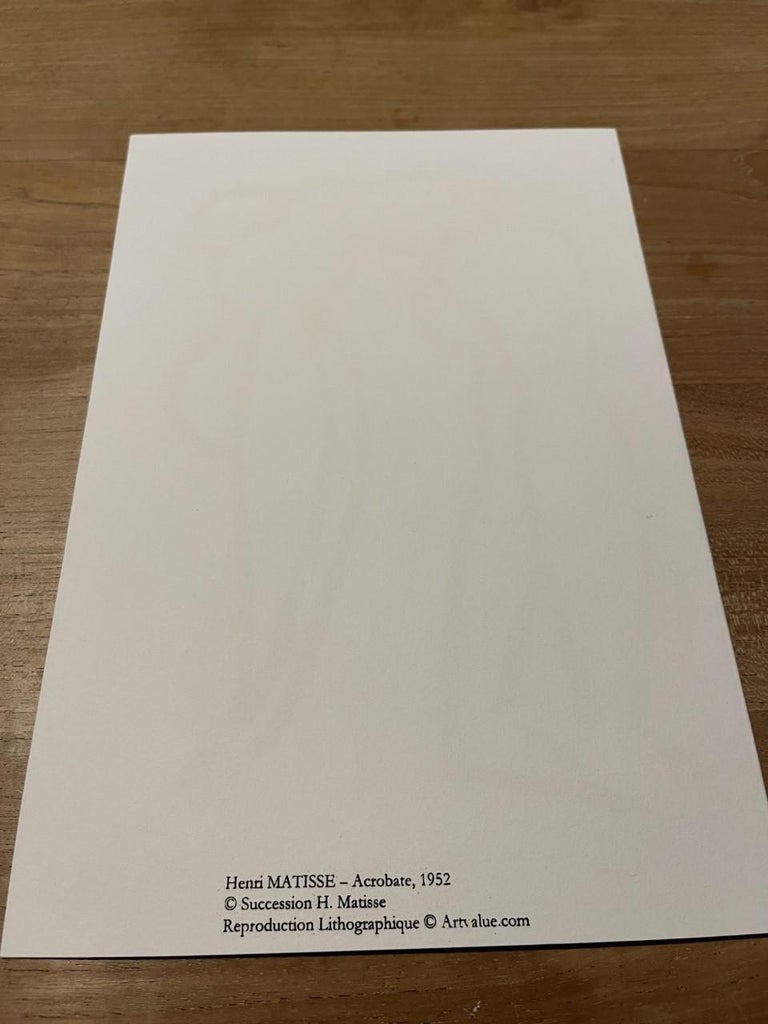 (after) Henri Matisse - Acrobate - 2007 - Plate signed - Henri Matisse ...