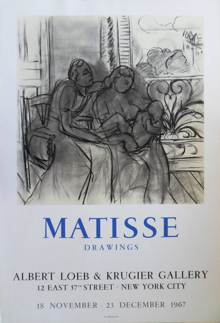 (after) Henri Matisse - Family - Original vintage lithograph poster ...