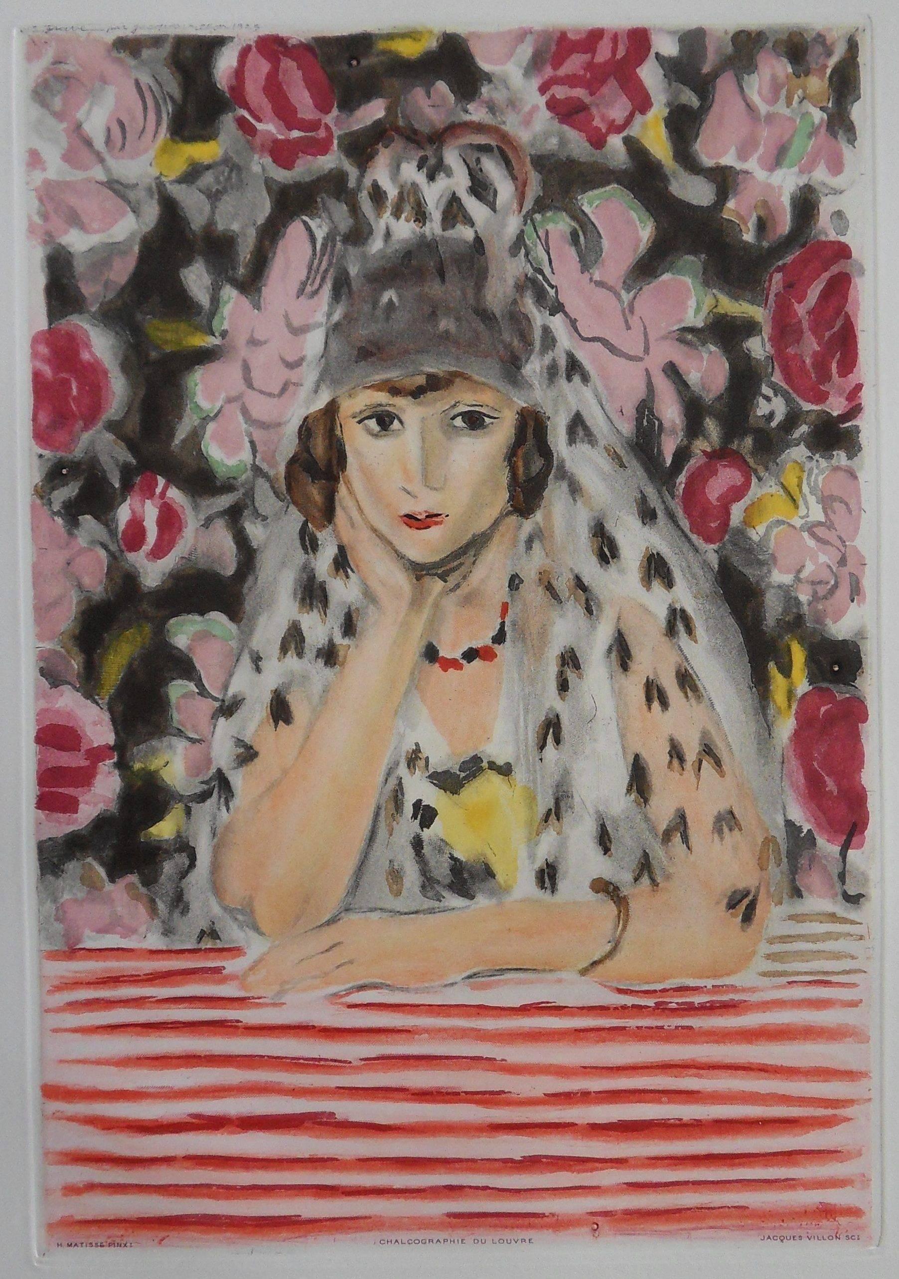 (after) Henri Matisse - Spanish woman - Color etching and aquatint at ...