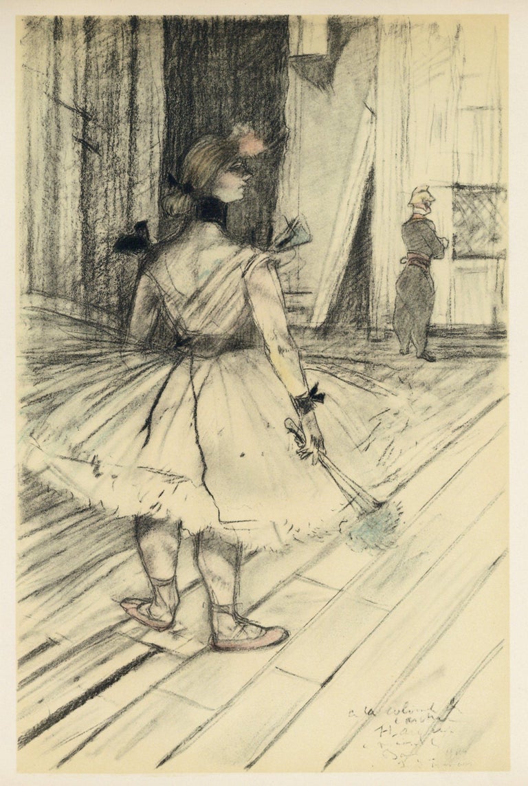(After) Henri Toulouse Lautrec - "Dans les coulisses" lithograph For ...