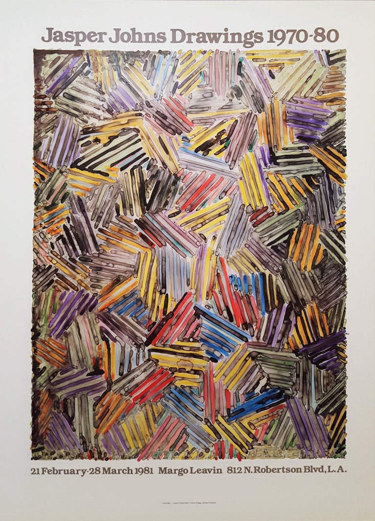 Jasper Johns Drawings 1970-80 at 1stDibs