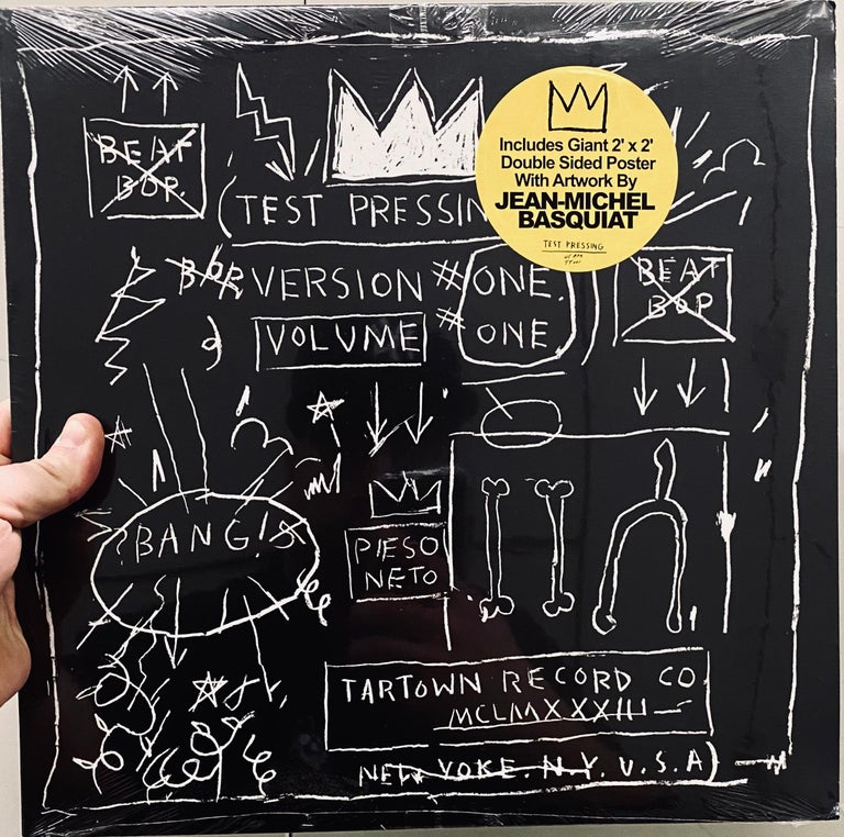 after Jean-Michel Basquiat - Basquiat Beat Bop record art and poster ...