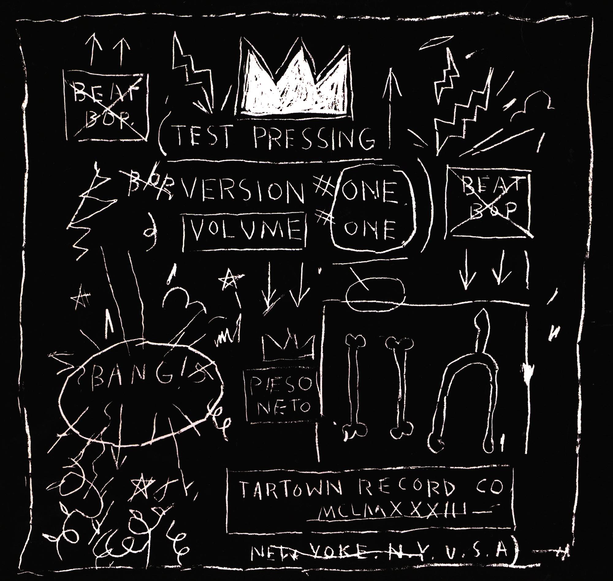 after Jean-Michel Basquiat - Basquiat Beat Bop record art and poster at ...