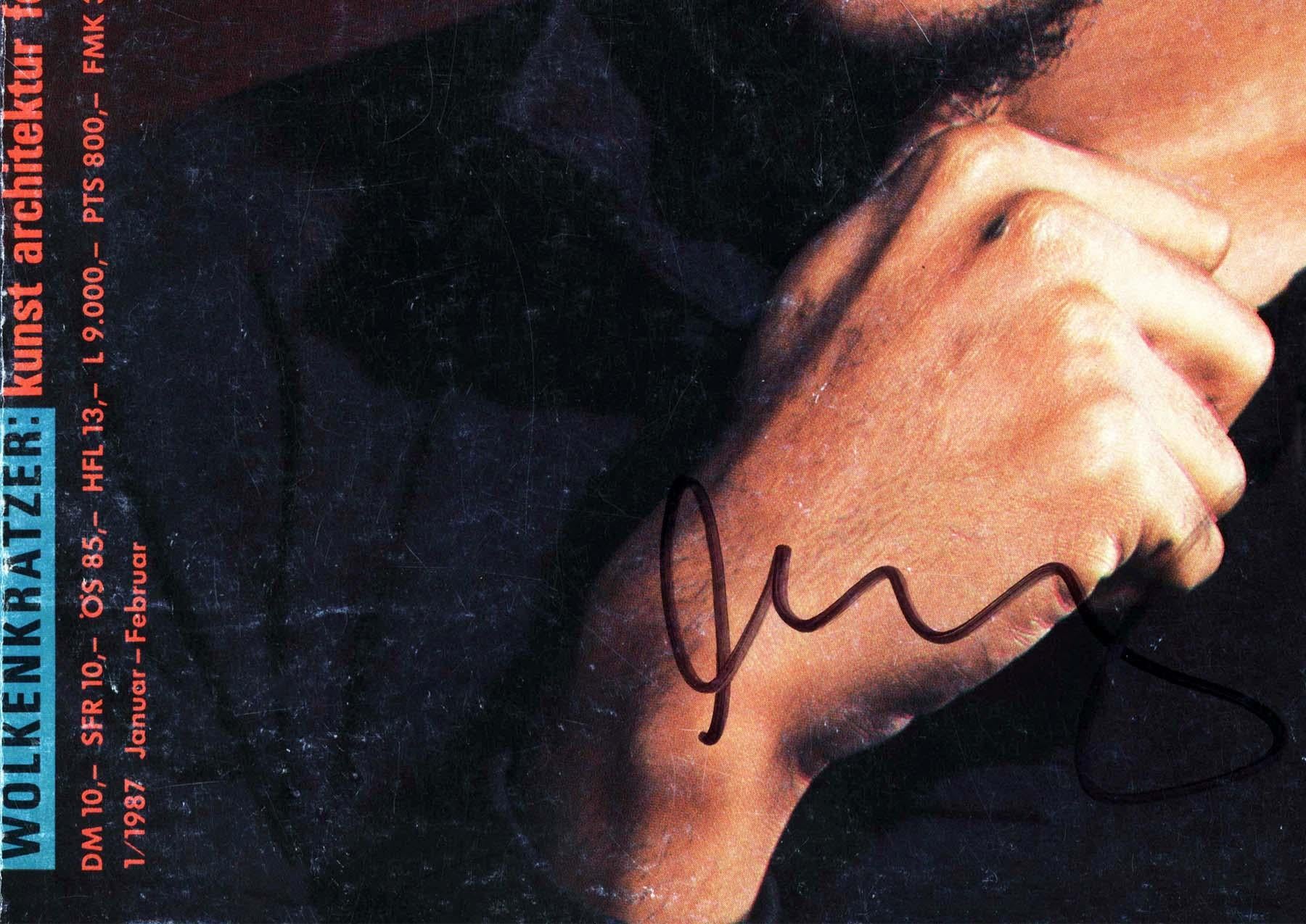 Jean-Michel Basquiat - Signed Basquiat magazine 1987 (Basquiat Stephen ...
