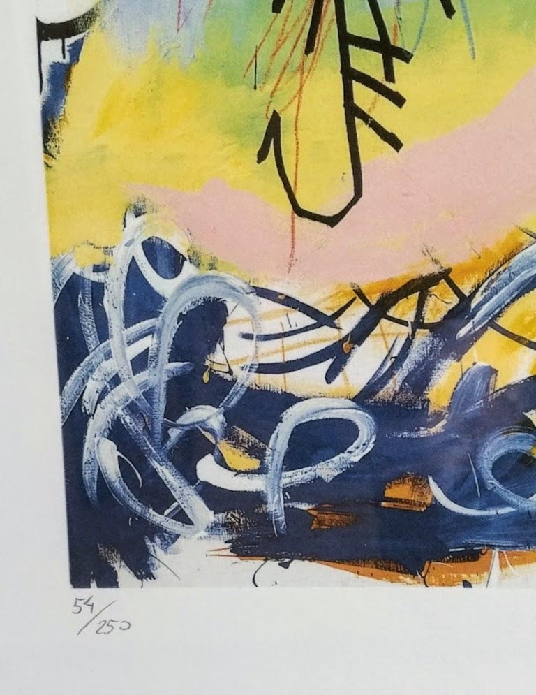 After Jean-Michel Basquiat - Lithography - Untitled (Fishing), 1981 at ...