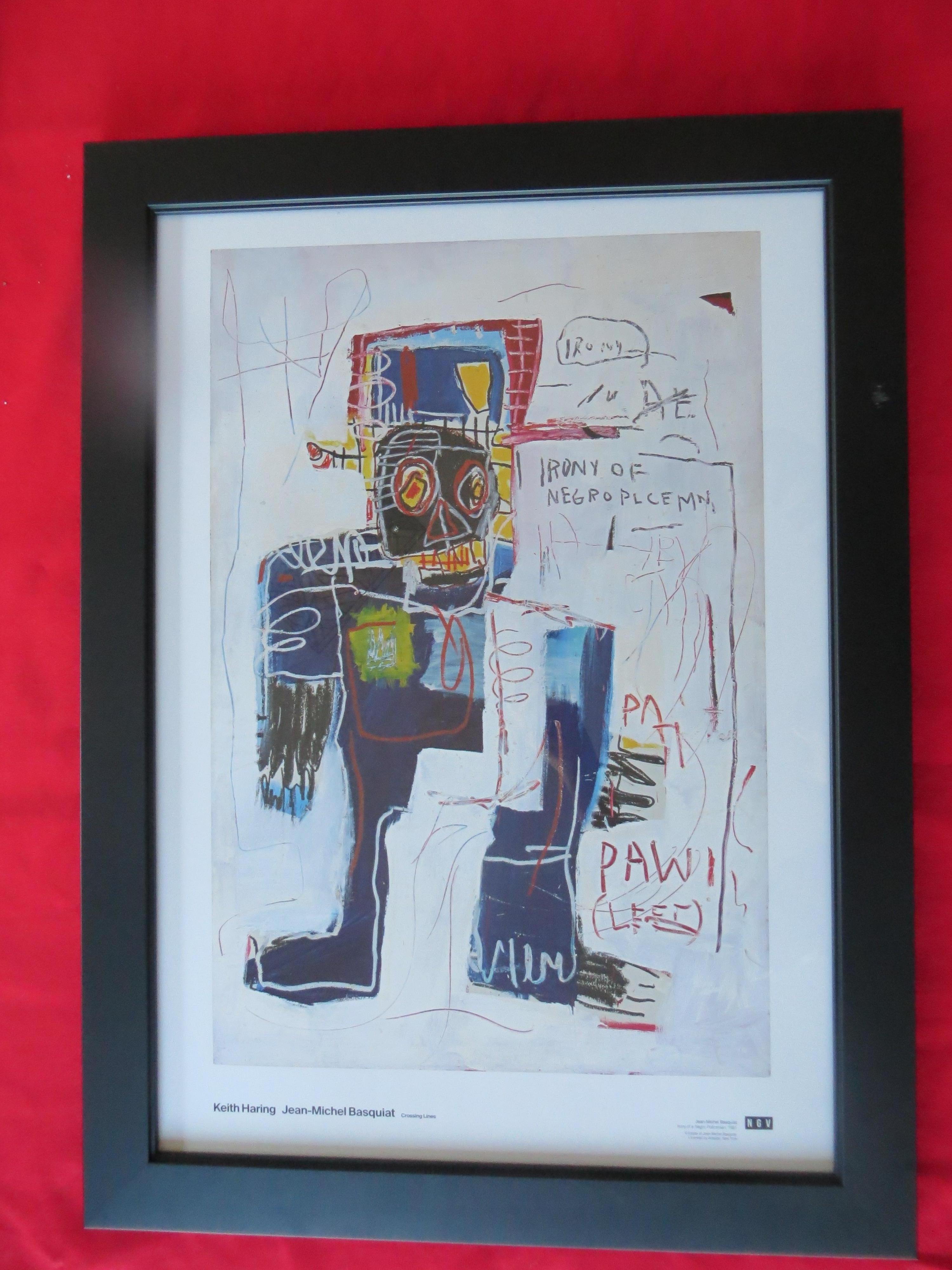After Jean-Michel Basquiat - Poster- Irony of a Negro Policeman 1984 ...