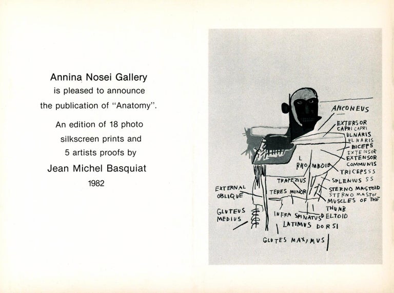 after Jean-Michel Basquiat - Basquiat Annina Nosei Gallery 1982 ...