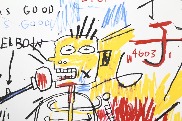 after Jean-Michel Basquiat - Boxer Rebellion For Sale at 1stDibs