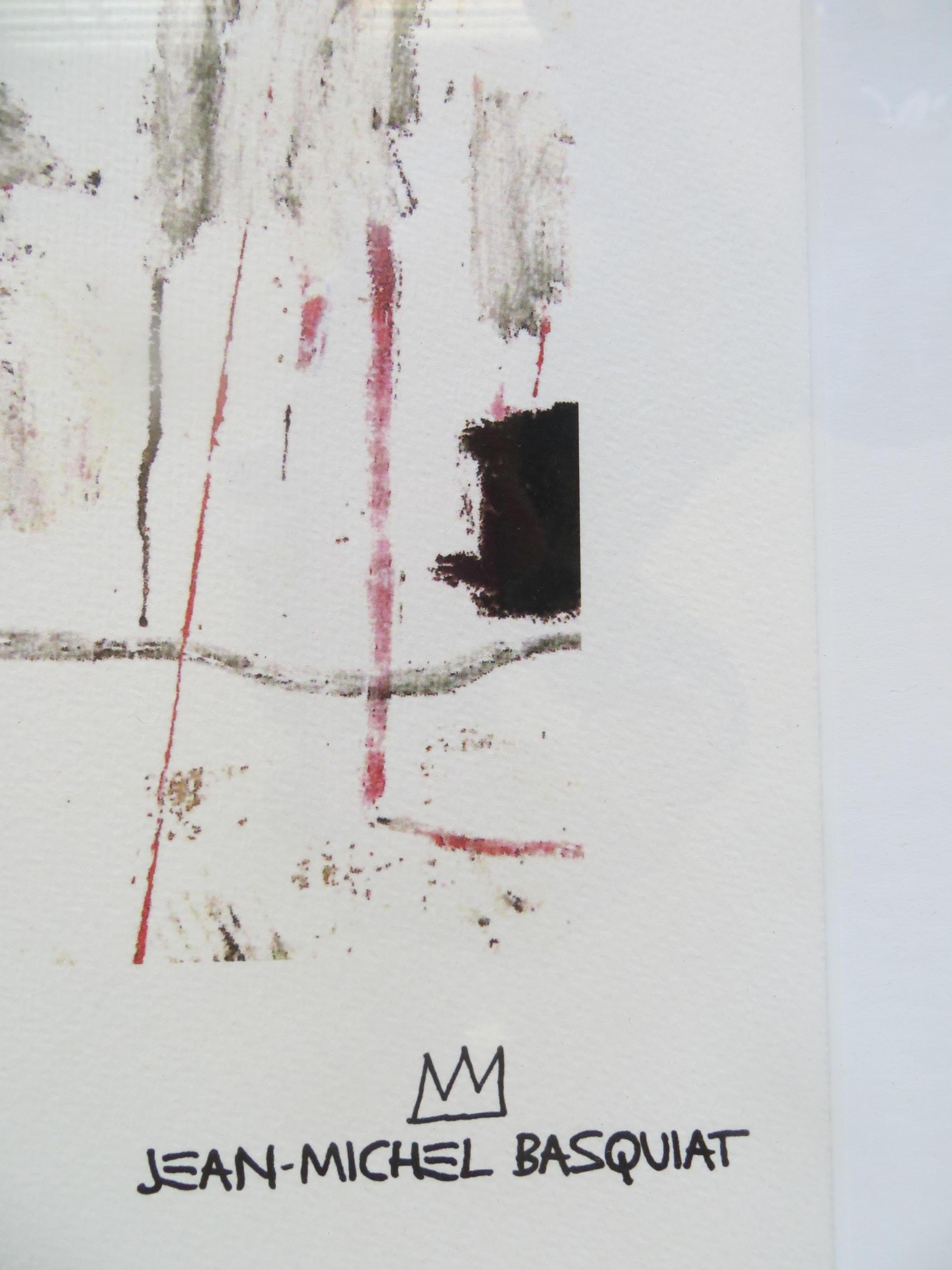 Jean-Michel Basquiat Self Portrait, Lithograph, Numbered at 1stDibs
