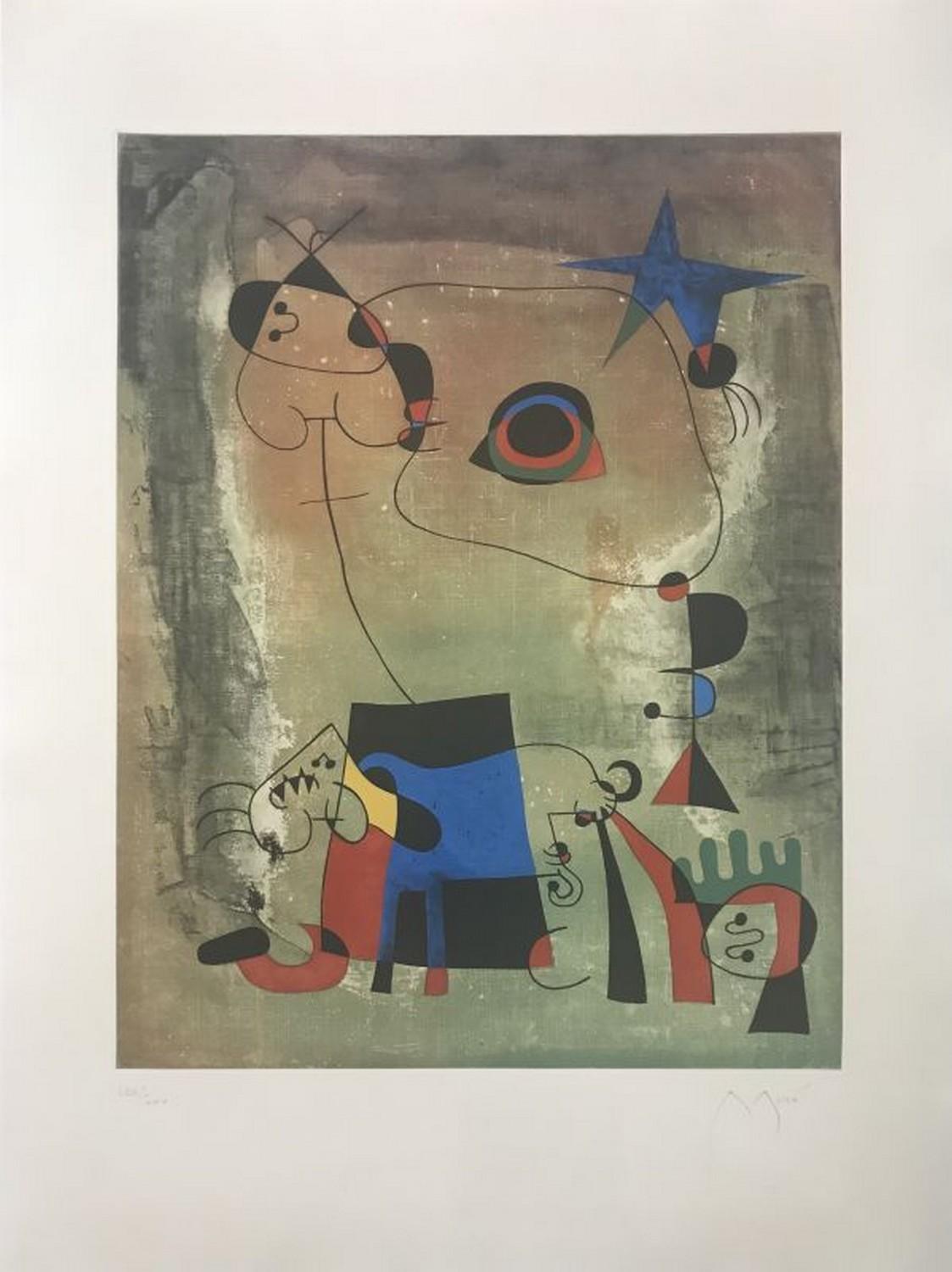 Joan Miro Blue Star - For Sale on 1stDibs