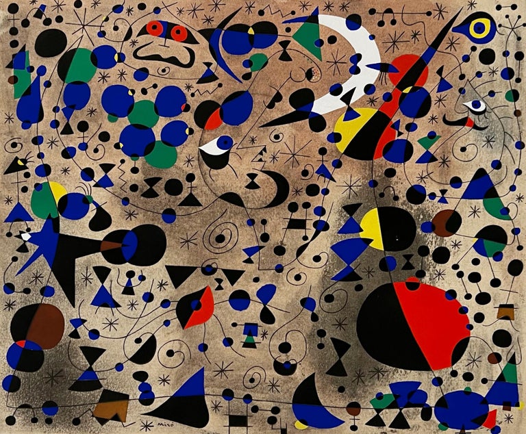 Joan Miro (after) Plate XIII from 1959 Constellations For Sale at 1stDibs