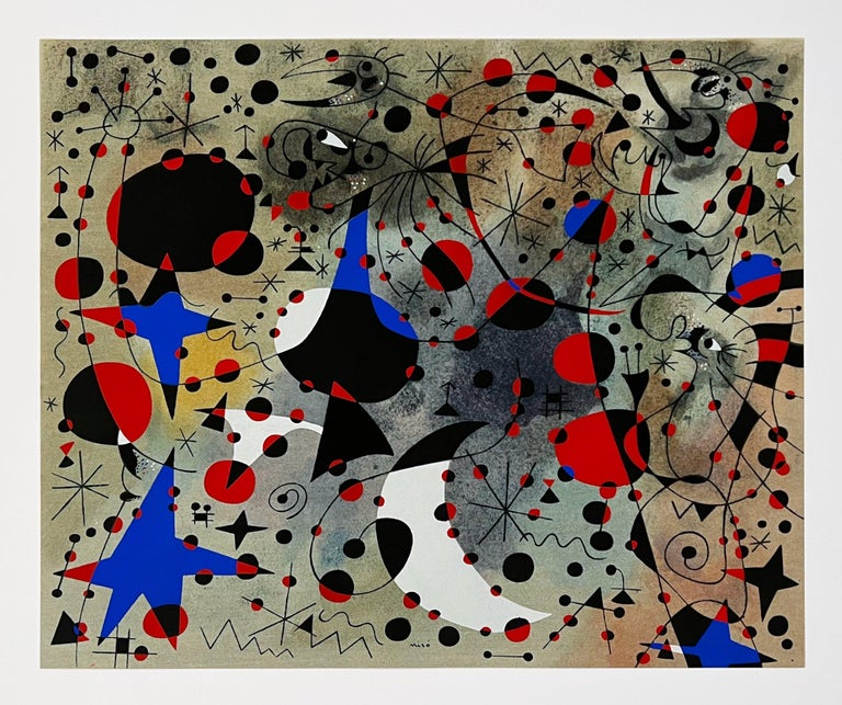 Joan Miro (after) Plate XI from 1959 Constellations For Sale at 1stDibs