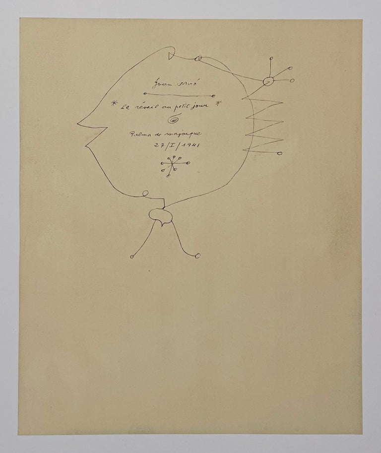 Joan Miro (after) Plate XIV from 1959 Constellations For Sale at 1stDibs