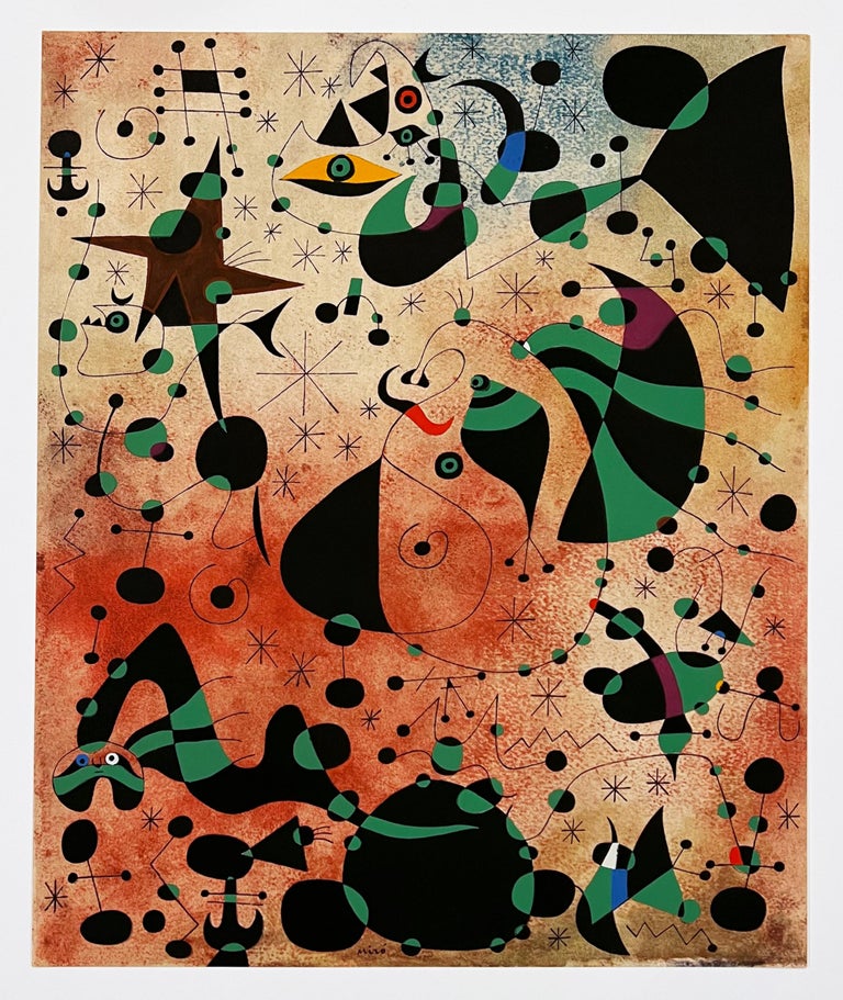 Joan Miro (after) Plate XXII from 1959 Constellations For Sale at 1stDibs