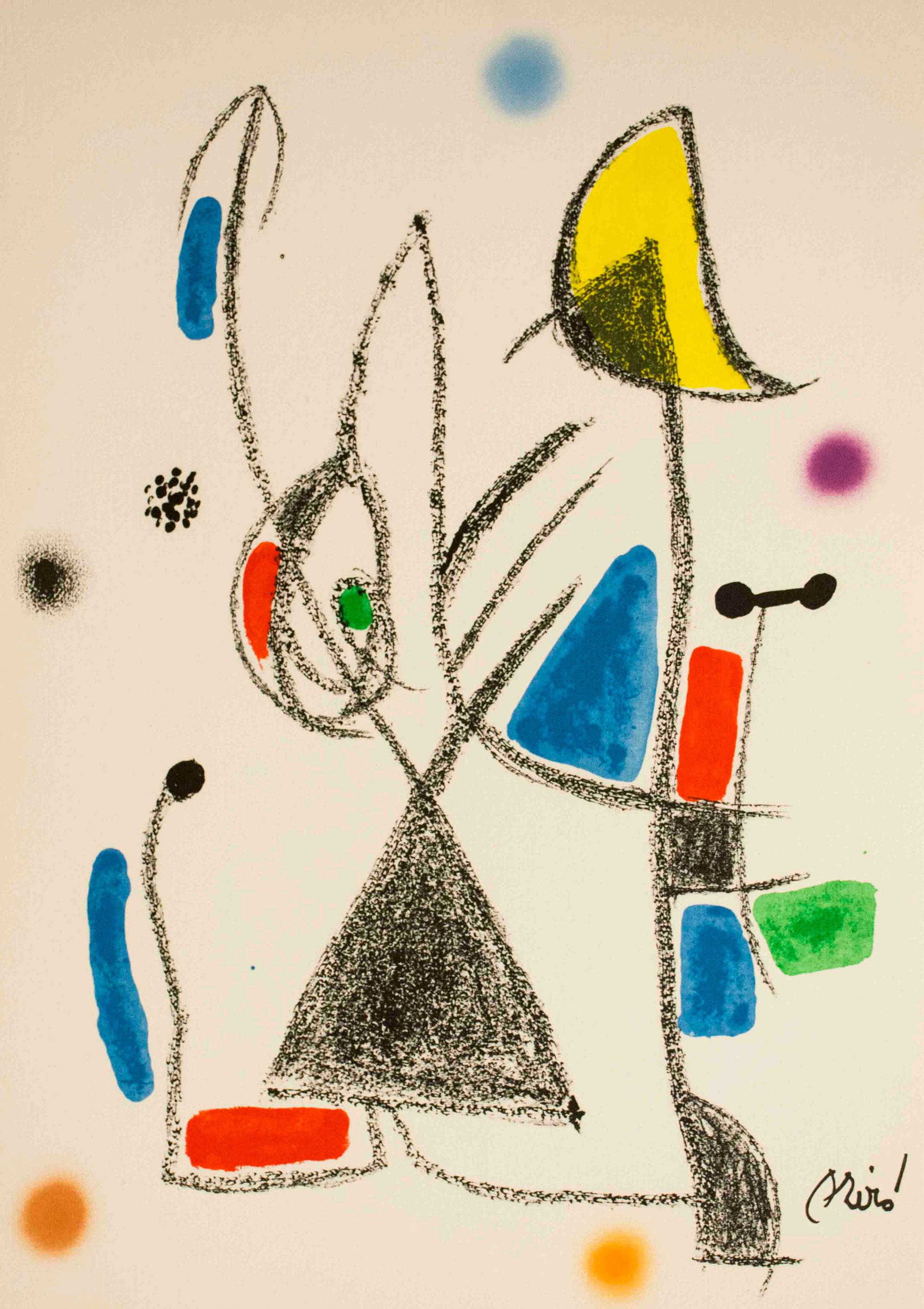 (after) Joan Miró - Coverture - Original Lithograph by Joan Mirò - 1974 ...