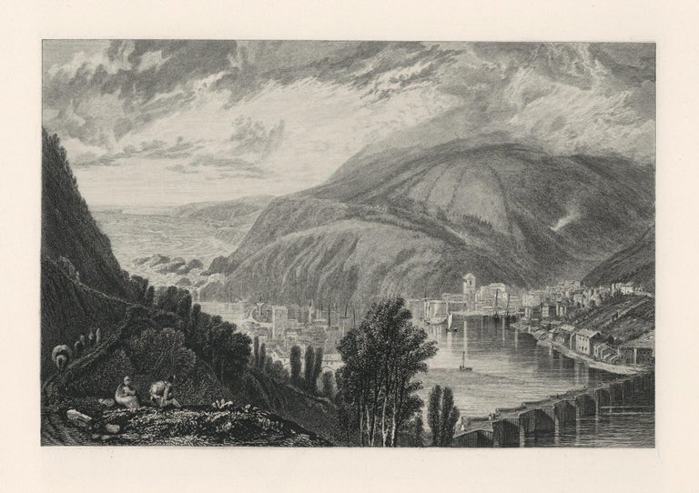 (After) Joseph Mallord William Turner - "East and West Look" engraving ...