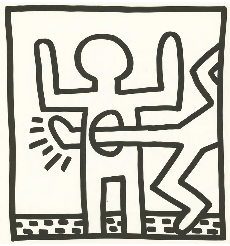 (after) Keith Haring - Keith Haring lithographic sheets 1982 (set of 4 ...