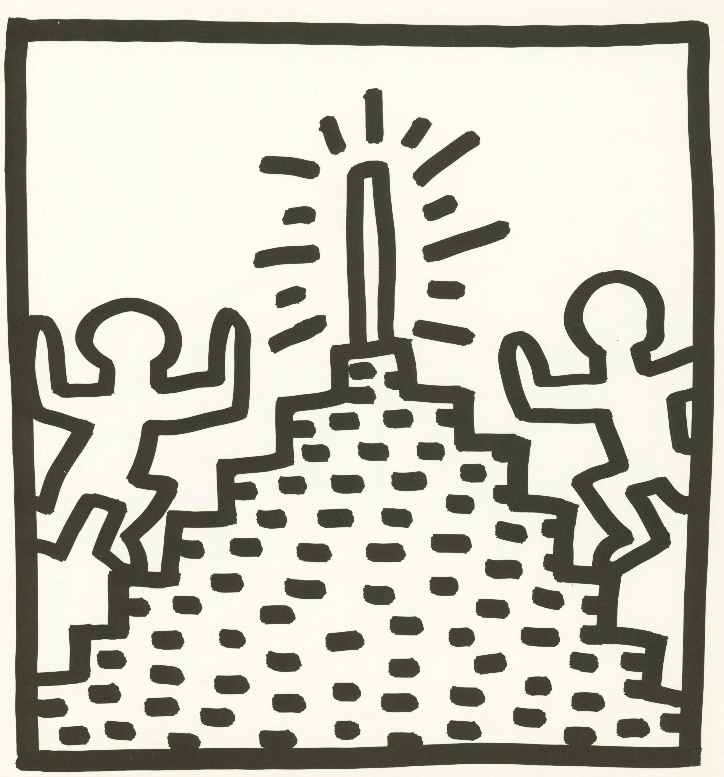 (after) Keith Haring - Keith Haring (untitled) Dolphin lithograph 1982 ...