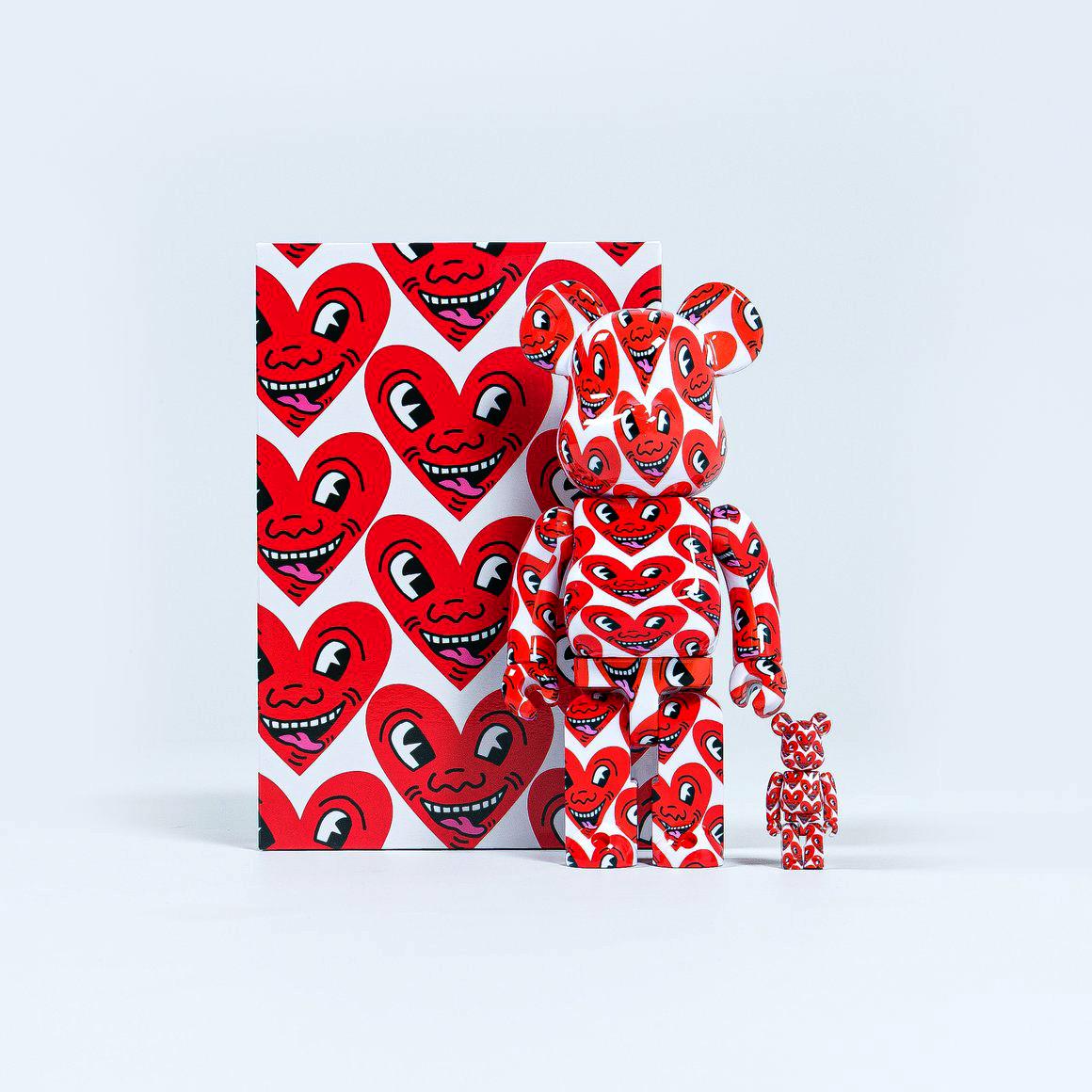 (after) Keith Haring - BEARBRICK KEITH HARING 400% &100% Medicom Toy ...