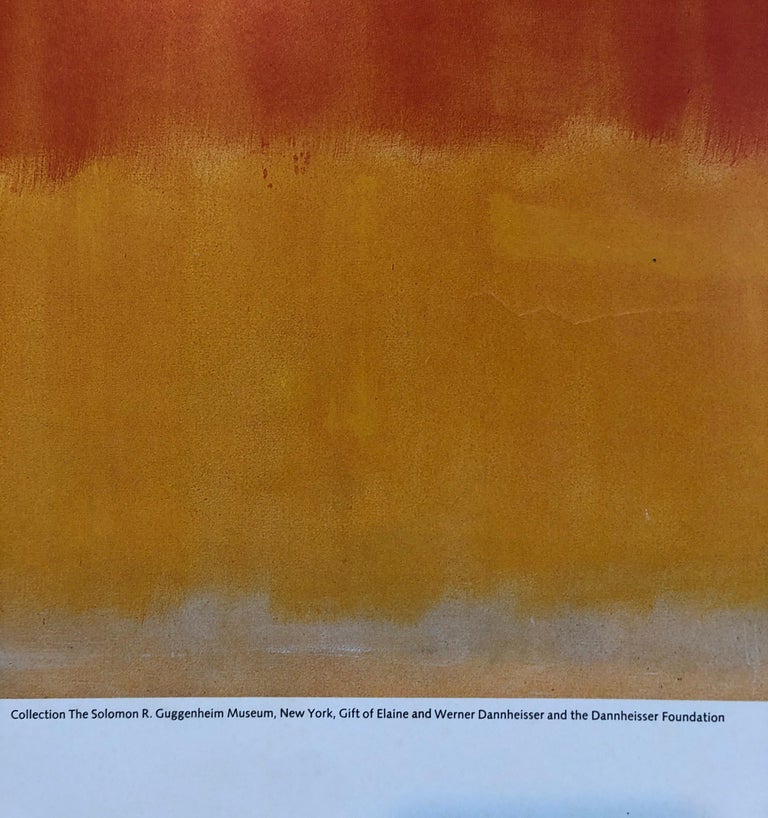 (after) Mark Rothko - Vintage 1970s Mark Rothko Gallery Museum Poster ...