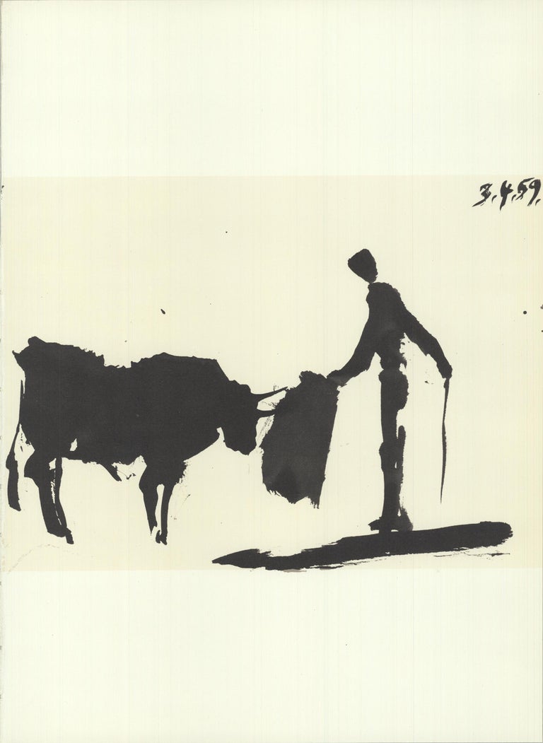 1959 Pablo Picasso 'Bullfighter' Lithograph at 1stDibs
