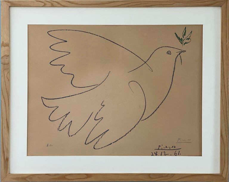 Pablo Picasso Pencil Signed Art
