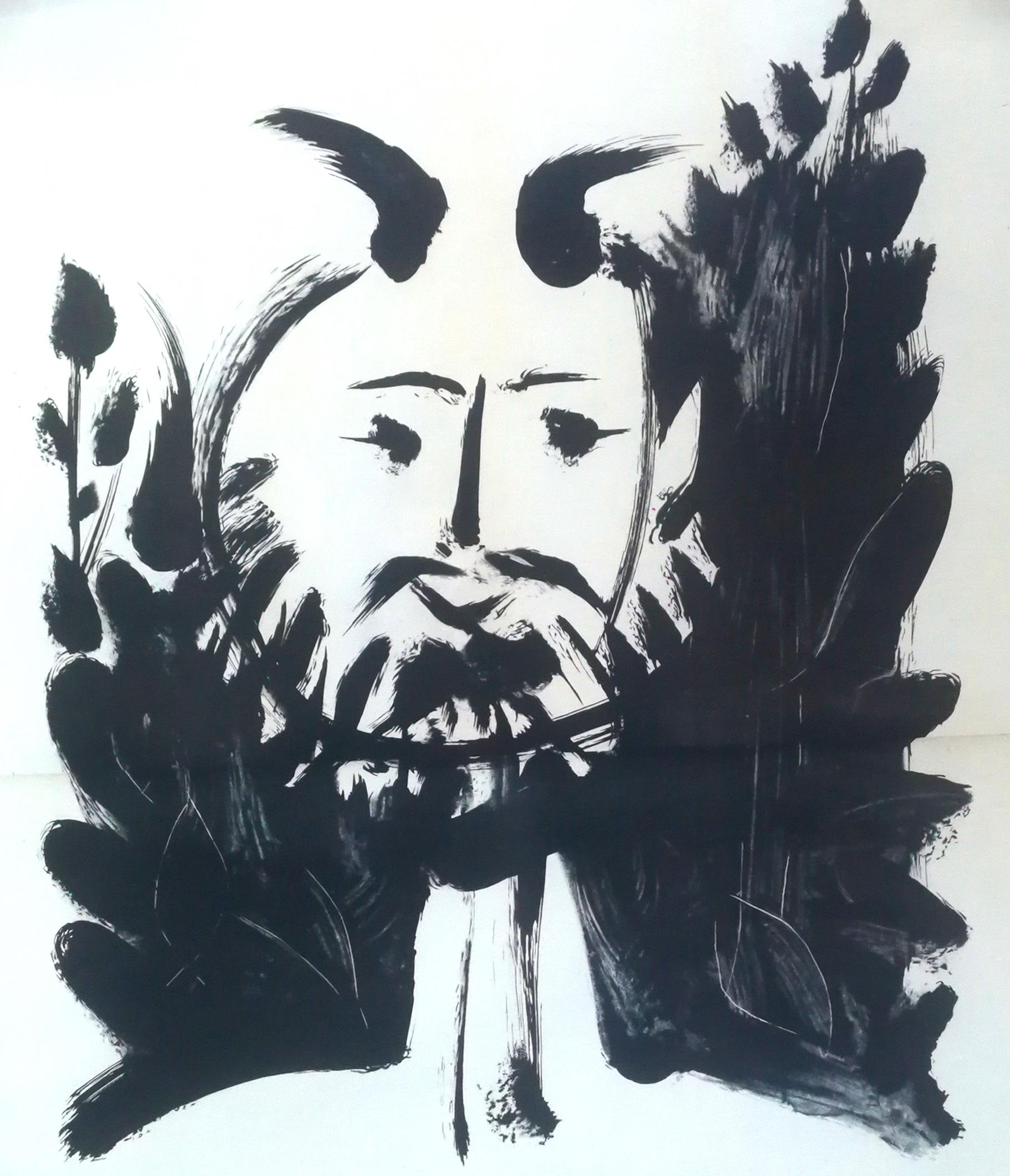 (after) Pablo Picasso - Faun - Vintage Poster - Picasso Exhibition in ...