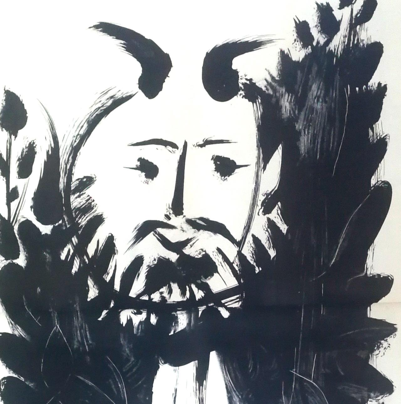 (after) Pablo Picasso - Faun - Vintage Poster - Picasso Exhibition in ...