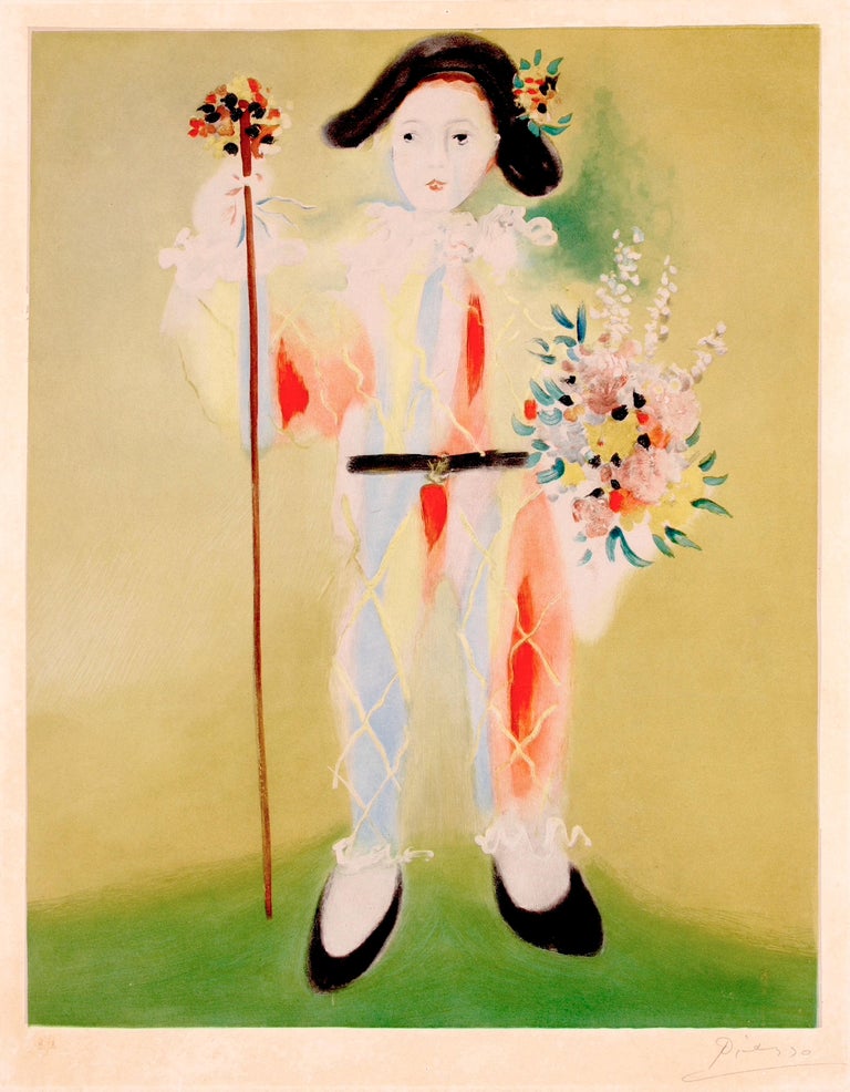 Le Petit Pierrot aux Fleurs For Sale at 1stDibs