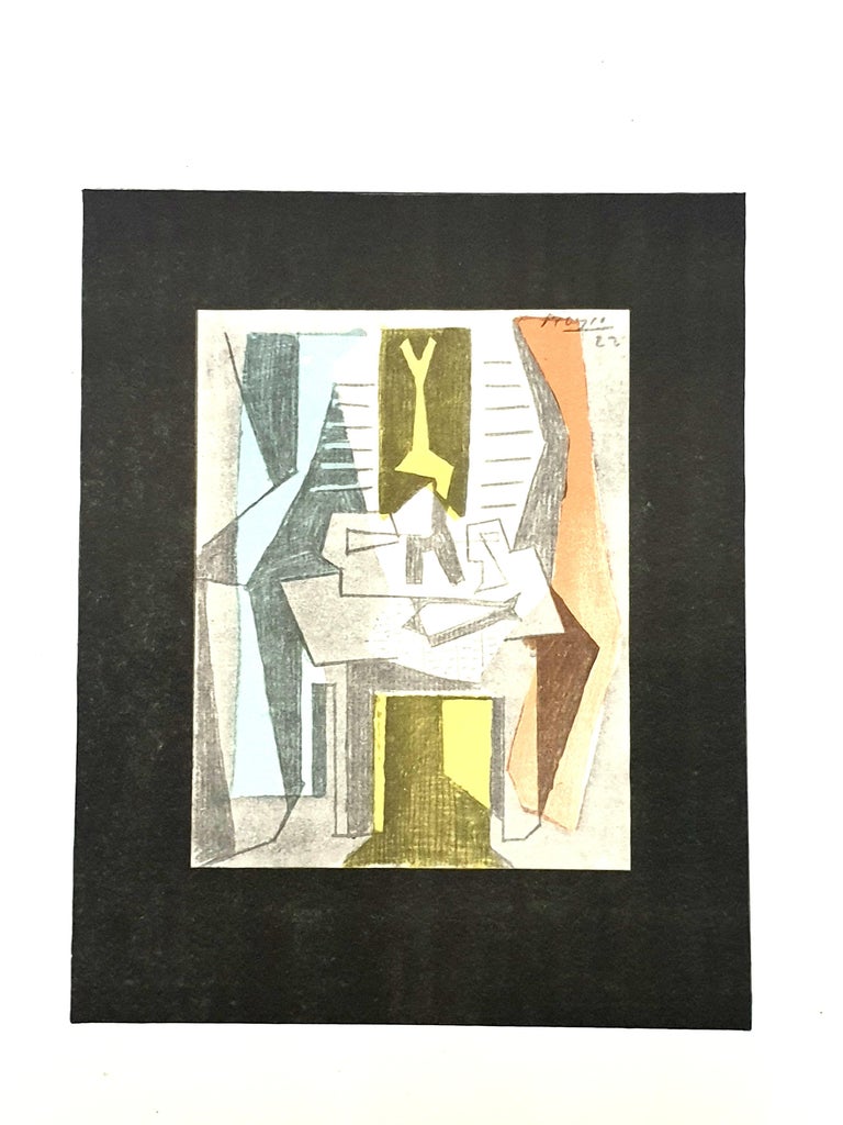 (after) Pablo Picasso - Pablo Picasso (after) - Table Before Winfow ...