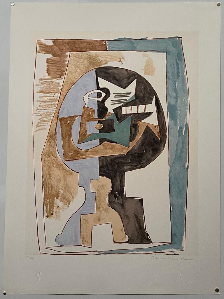 (after) Pablo Picasso - Pablo Picasso Estate Hand Signed French Cubist ...
