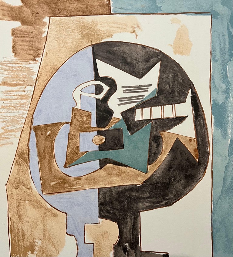 (after) Pablo Picasso - Pablo Picasso Estate Hand Signed French Cubist ...