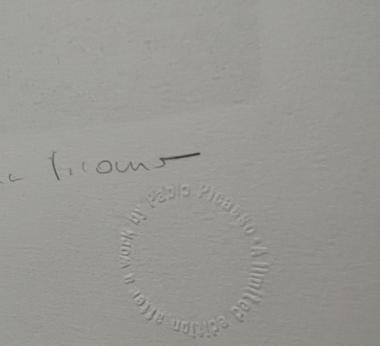 (after) Pablo Picasso - Pablo Picasso Estate Hand Signed Lithograph ...