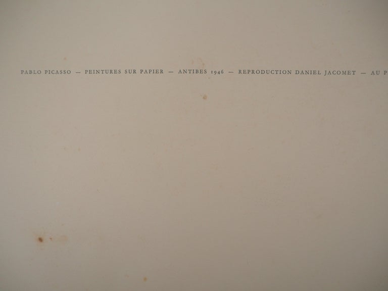 (after) Pablo Picasso - Smilling Green Faun - Lithograph (Jacomet 1960 ...