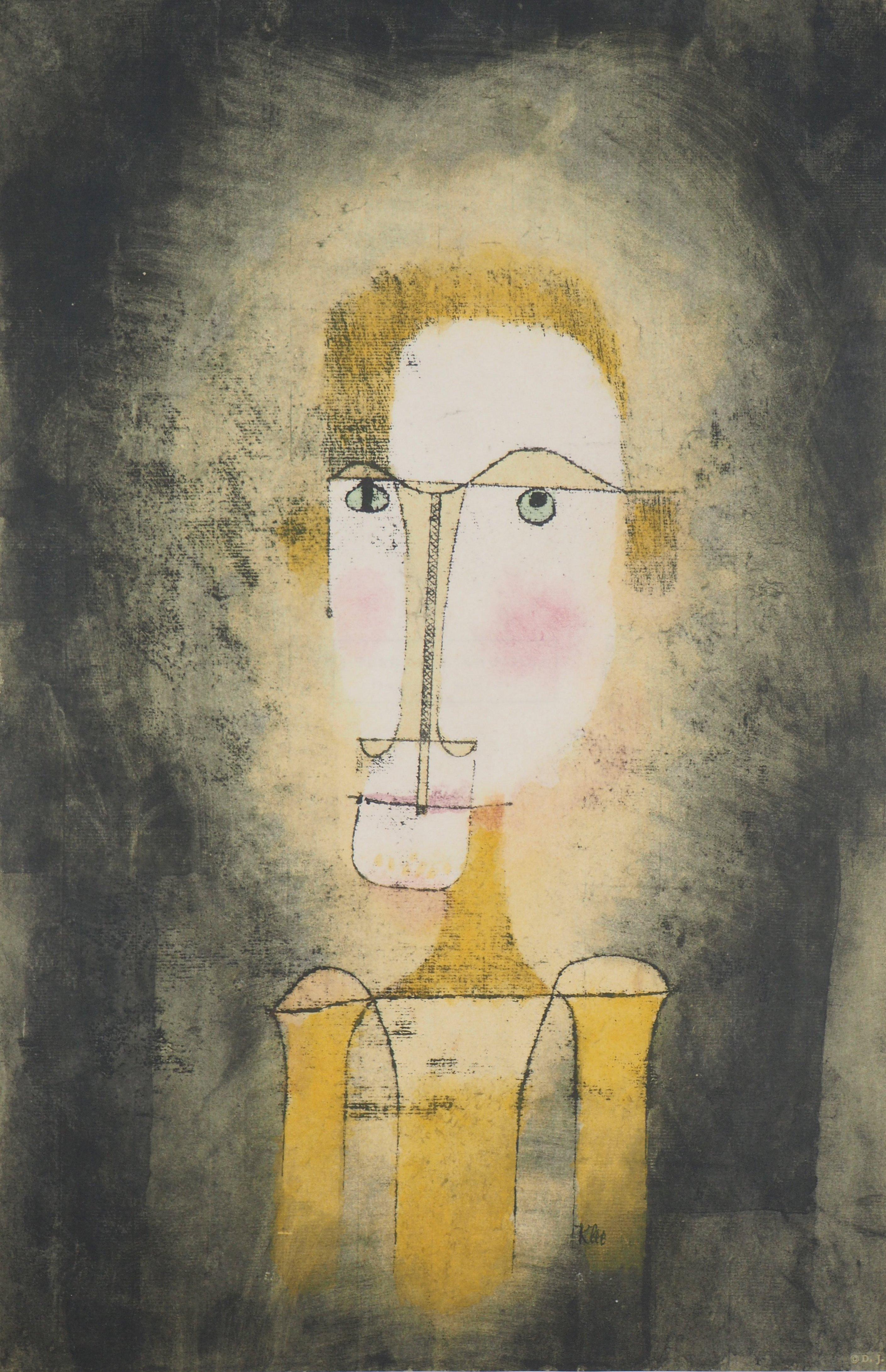 (after) Paul Klee - Portrait in Yellow - Lithograph and Stencil at ...