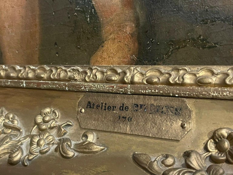 FINE 18TH CENTURY FRENCH OLD MASTER OIL AFTER RUBENS - CHERUBS - TO ...